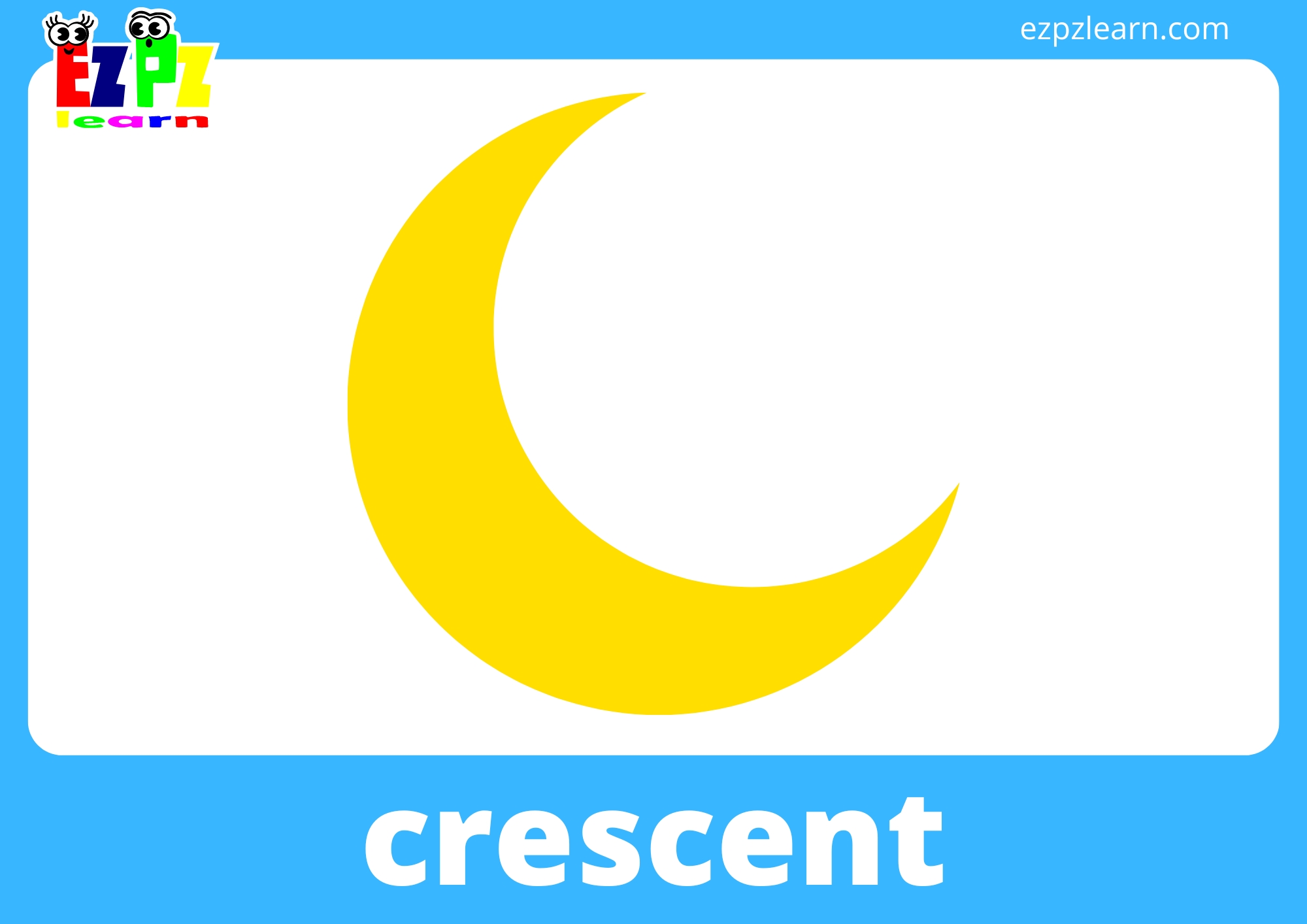 Shapes Flashcards With Words View Online or Free PDF Download - Ezpzlearn.com